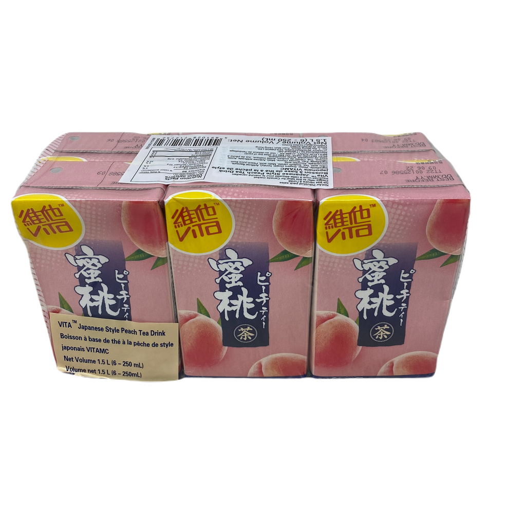 Vita Japanese Style Peach Tea Drink – Al Premium Food Mart - McCowan