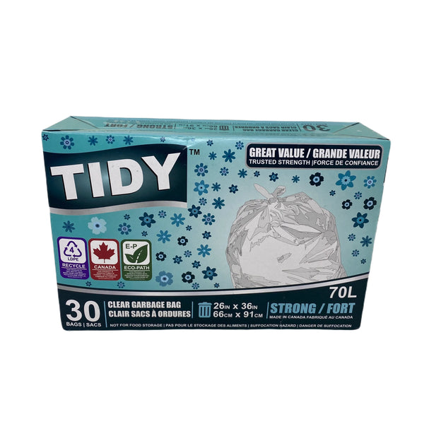 Tidy Clear Garbage Bag – Al Premium Food Mart - McCowan